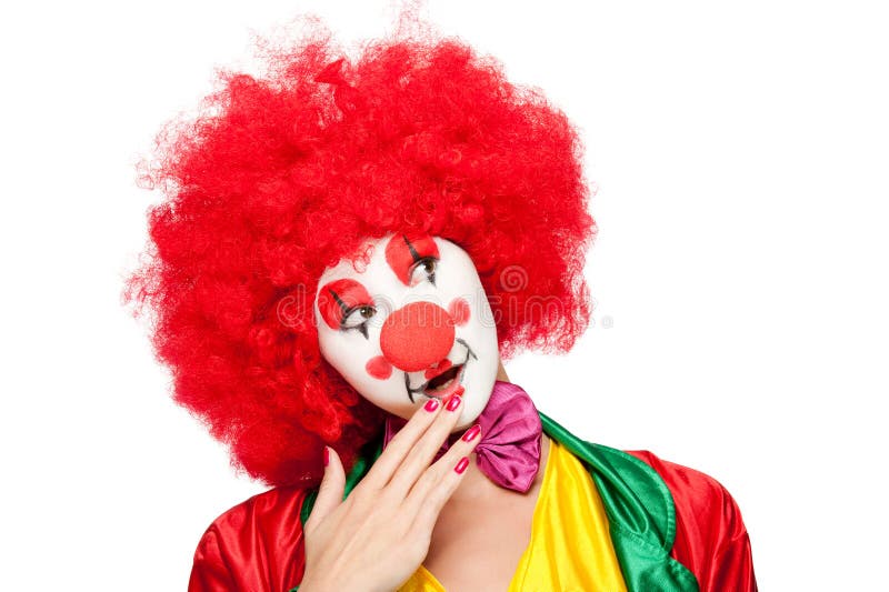 Colorful clown stock image. Image of performer, entertainmant - 22106629