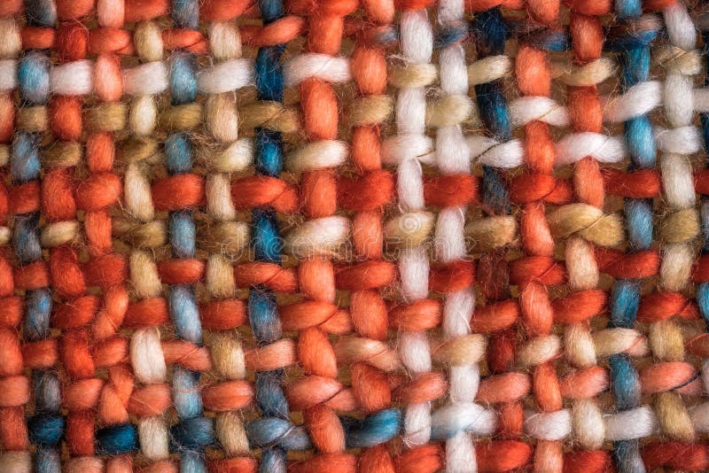 Colorful Coarse Woven Cloth Stock Photo - Image of coarse, fiber: 137964892