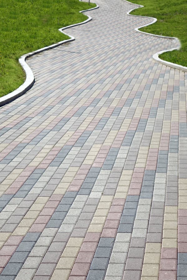 Colorful Cobblestone Road Pavement, Background Photo Texture Stock ...