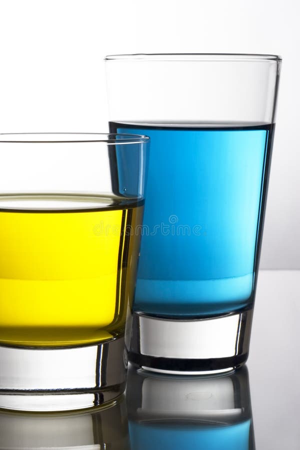 Colorful cocktails stock image. Image of wine, yellow - 3812099