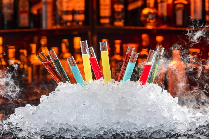 Colorful cocktails stock image. Image of alcohol, focus - 49997437
