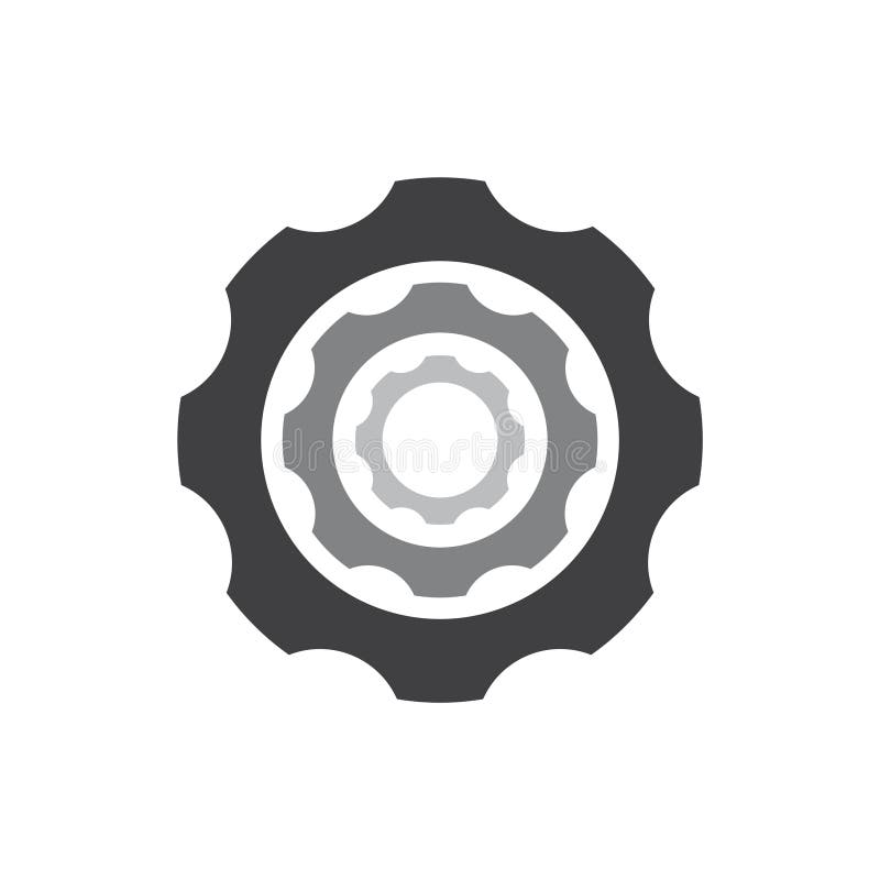 Colorful Cog Machine Industrial Logo Vector Stock Vector - Illustration ...