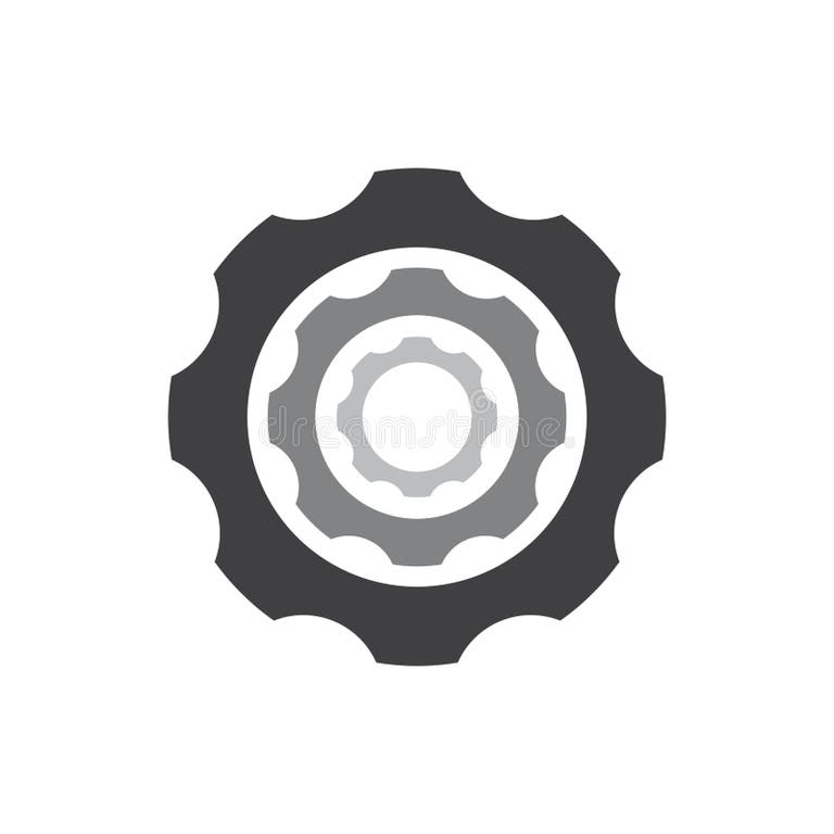 Colorful Cog Machine Industrial Logo Vector Stock Vector - Illustration ...