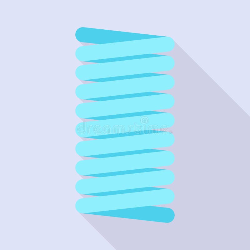 Spiral Coil Icon, Simple Style Stock Vector - Illustration of motor ...