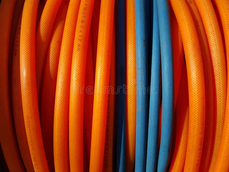 Colorful coiled cables stock image. Image of textures - 68445435