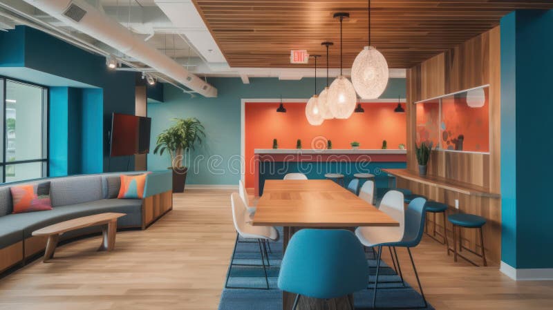 A Colorful Collaboration Space Designed To Inspire Creativity and ...