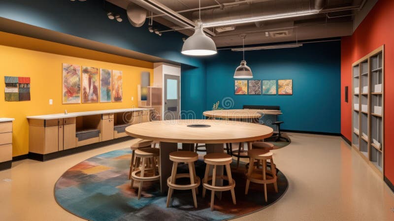 A Colorful Collaboration Space Designed To Inspire Creativity and ...