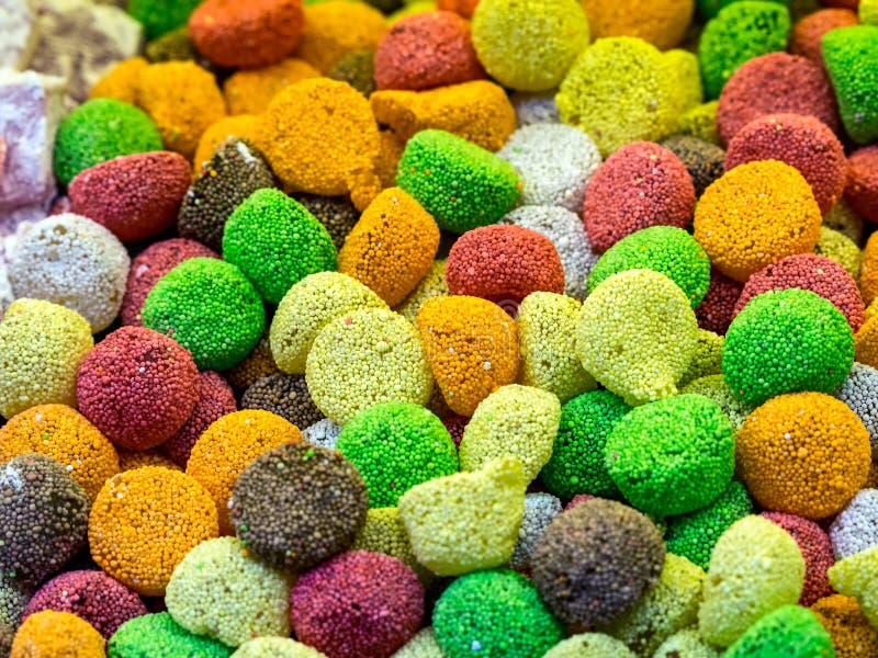 Colorful Collage of Candies and Sweets Stock Image - Image of variety ...