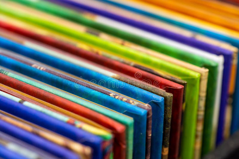 Colorful Collection Compact Disc Covers Stock Photo - Image of pattern ...