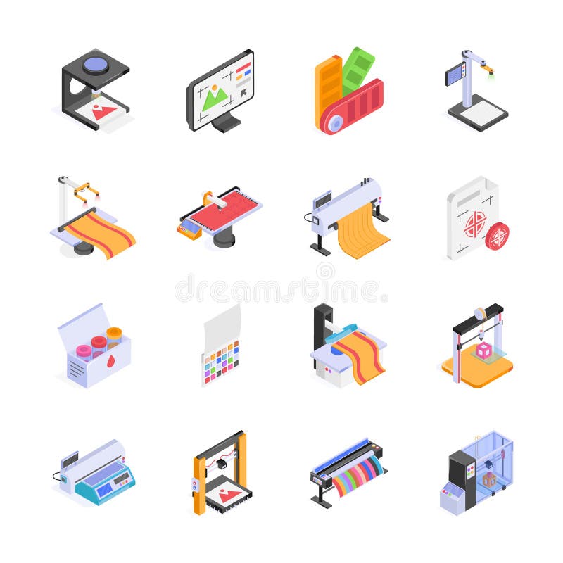 Modern Printing Company Logo Design Stock Vector - Illustration of ...