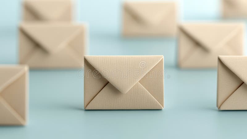 Colorful Collection of Paper Envelopes for Mailing and Organization ...