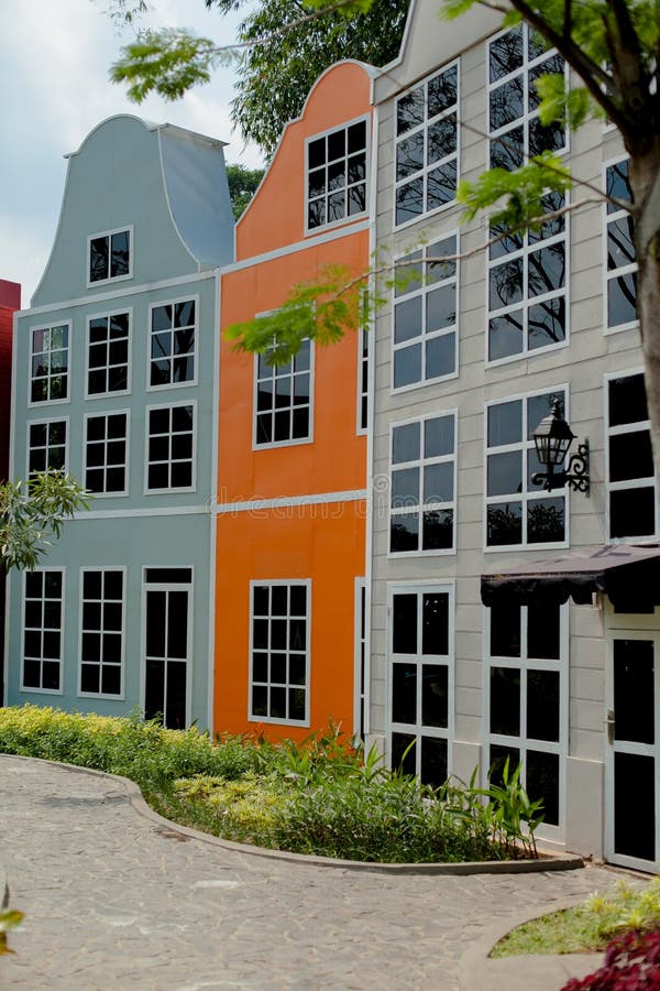 Colorful Color Building at Day Light Stock Photo - Image of building ...