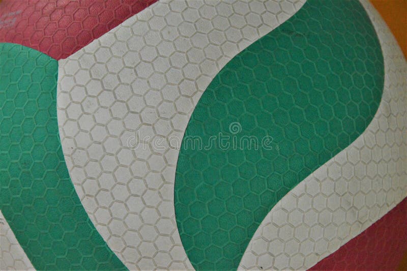 Colorful Colors on a Volleyball. Stock Photo - Image of colors, circles ...