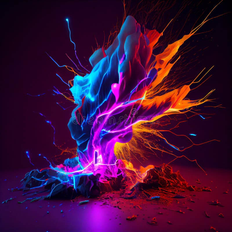 Colourful Colorful Treble Clef Music Musical Note Vibrant Background ...