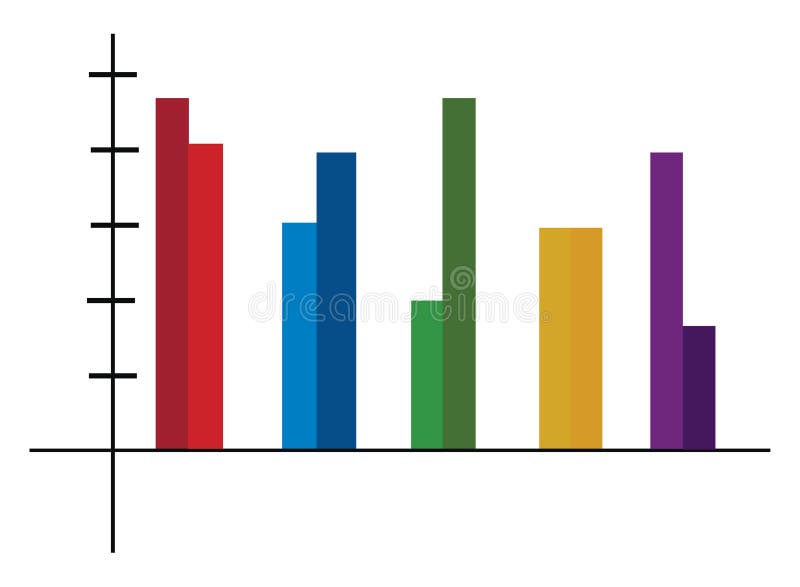 A Colorful Chart, Vector or Color Illustration Stock Illustration ...
