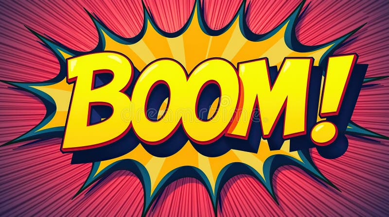 Comic Book Boom Background Stock Illustrations – 33,824 Comic Book Boom ...