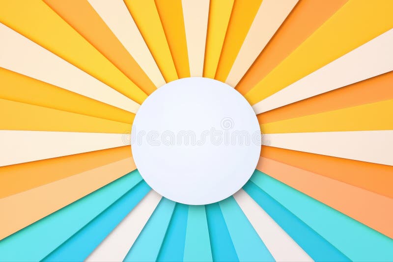 Colorful Comic-inspired Background with a White Circle and Burst Design ...