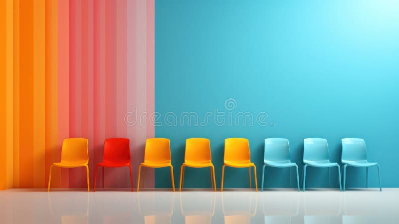 Colorful Communication Concept: Minimalistic and Superb Clean Image AI ...