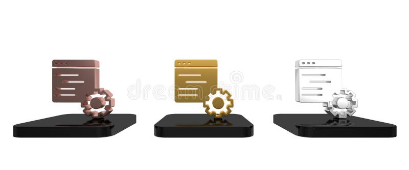 Colorful 3 D Computer Generated Abstract and Vector Image Stock Vector ...