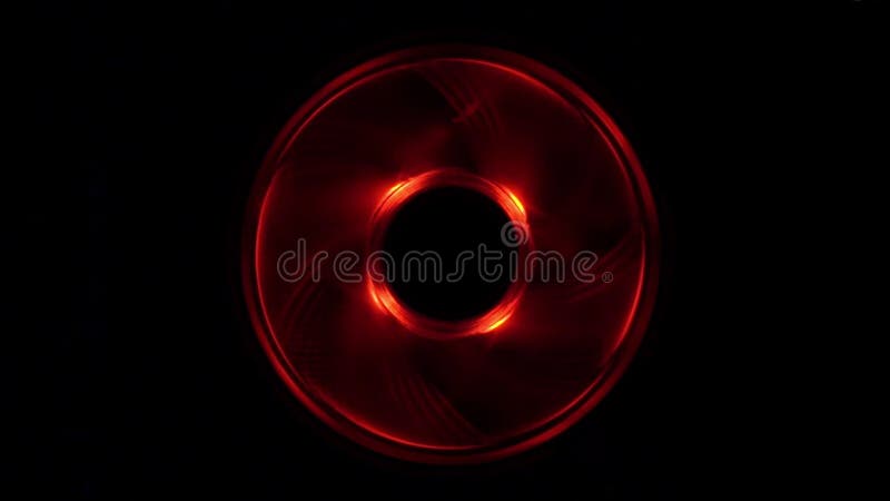Colorful Computer Cooling Fan Spinning Stock Video - Video of circle ...