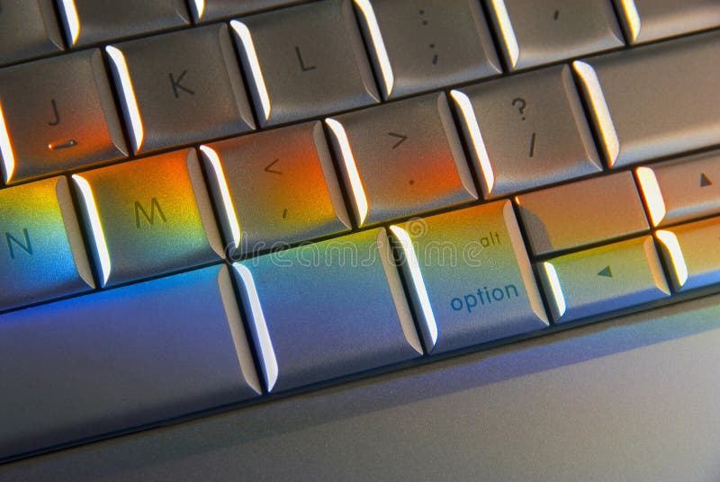 Colorful Computer Keyboard Technology Stock Image - Image of colours ...