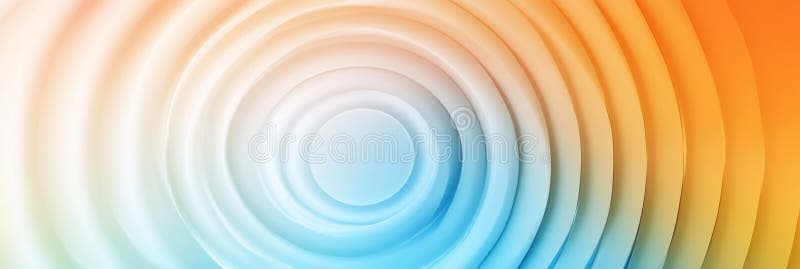 Colorful Concentric Circles Create a Vibrant Visual Effect in a Serene Design. Generative AI ...
