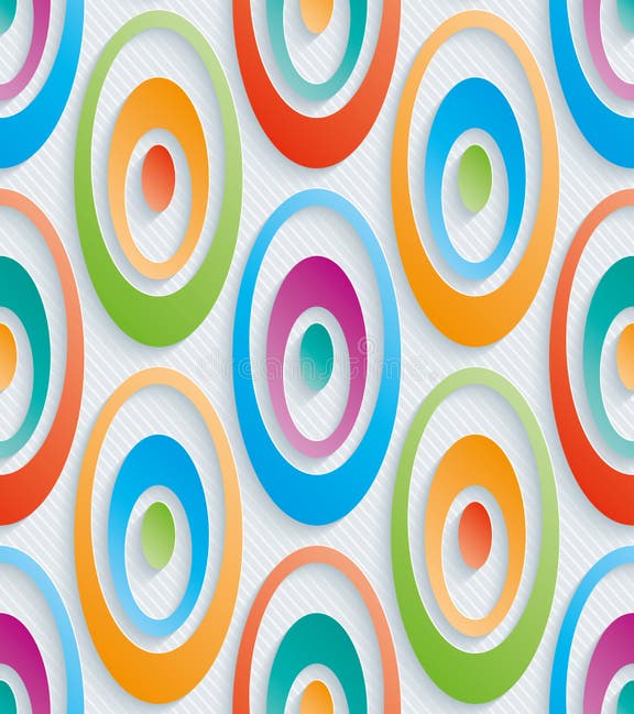 Colorful Concentric Circles. Stock Vector - Illustration of paper, creative: 54211756