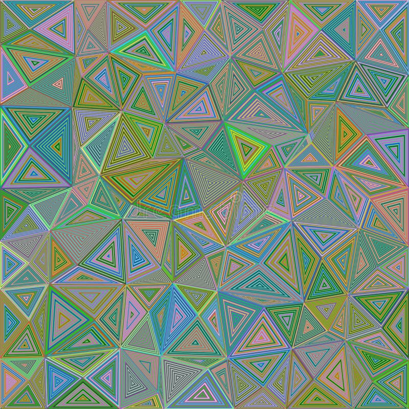 Colorful Concentric Rectangle Mosaic Background Stock Vector ...