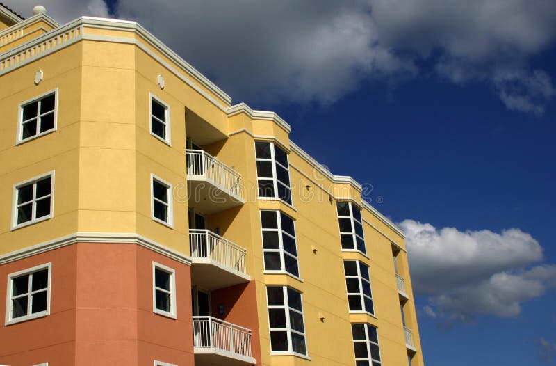Colorful Condos stock image. Image of white, southwestern - 2286315