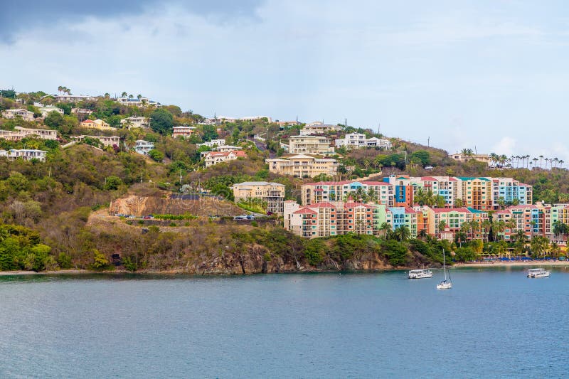 Colorful Condos stock image. Image of homes, terra, tropics - 58855