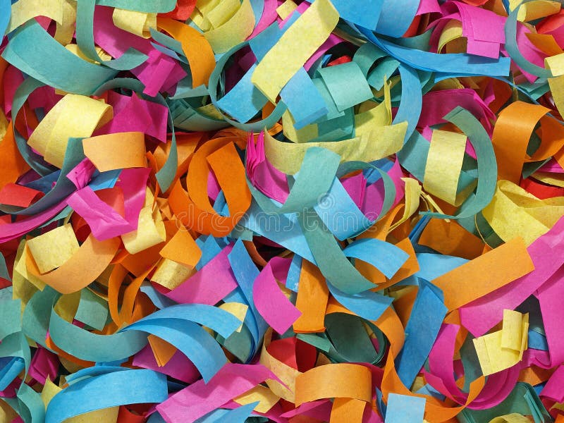 Colorful confetti. stock image. Image of shiny, birthday - 16973085