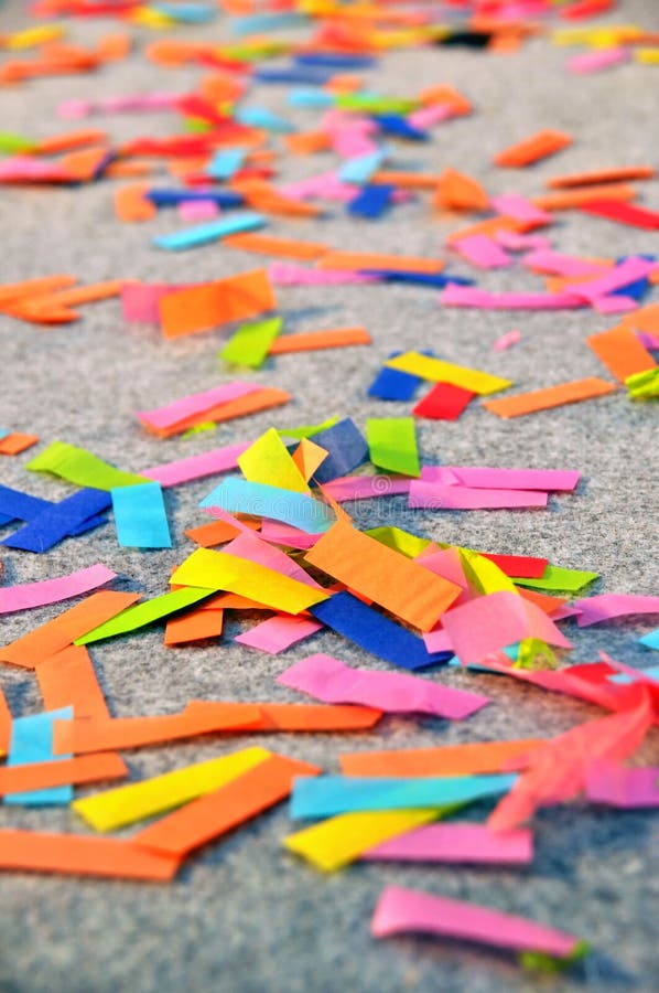 Colorful confetti stock image. Image of piece, colorful - 7716191