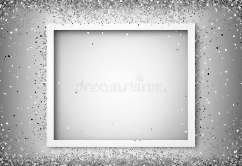 Colorful Confetti Border Frame Repeat Pattern Stock Illustration ...