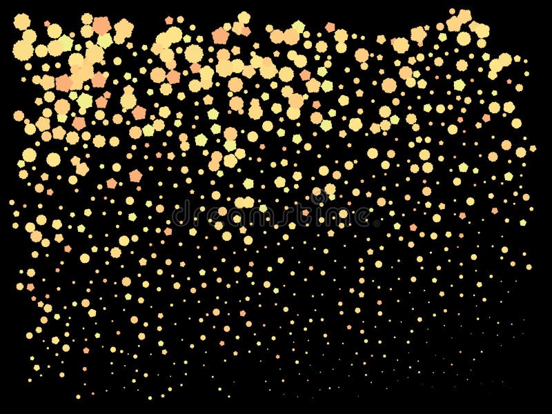 Colorful Confetti Squares Falling Stock Illustration - Illustration of ...