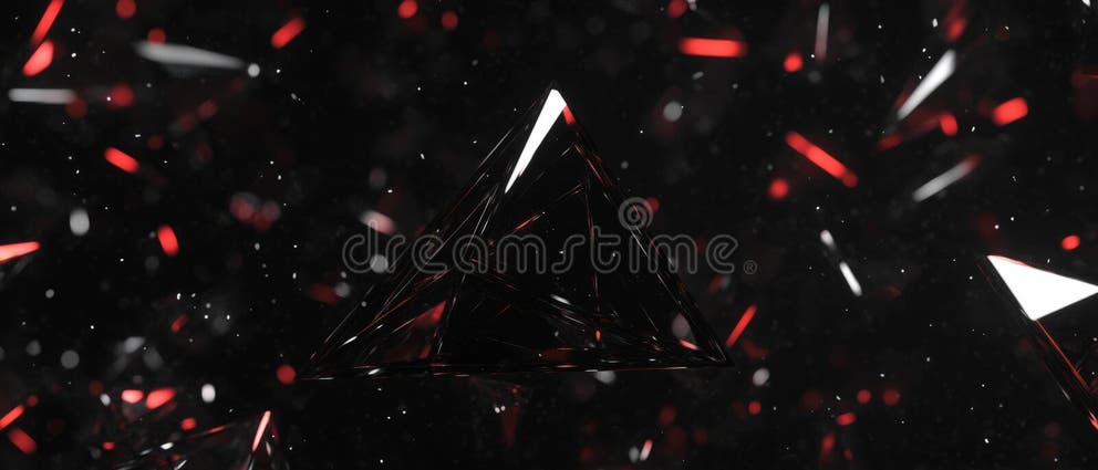Confetti Overlay Texture with Triangular Shapes and Sharp Edges on ...