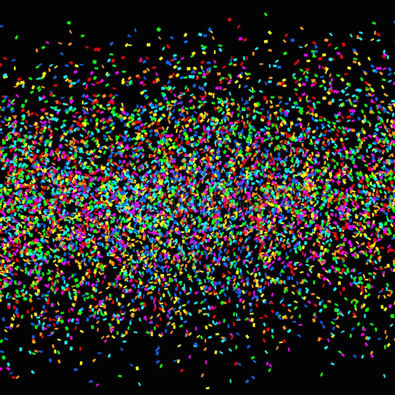 Colorful confetti pattern stock vector. Illustration of decoration ...