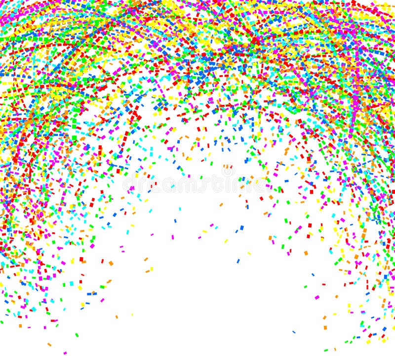 Colorful confetti pattern stock vector. Illustration of celebration ...