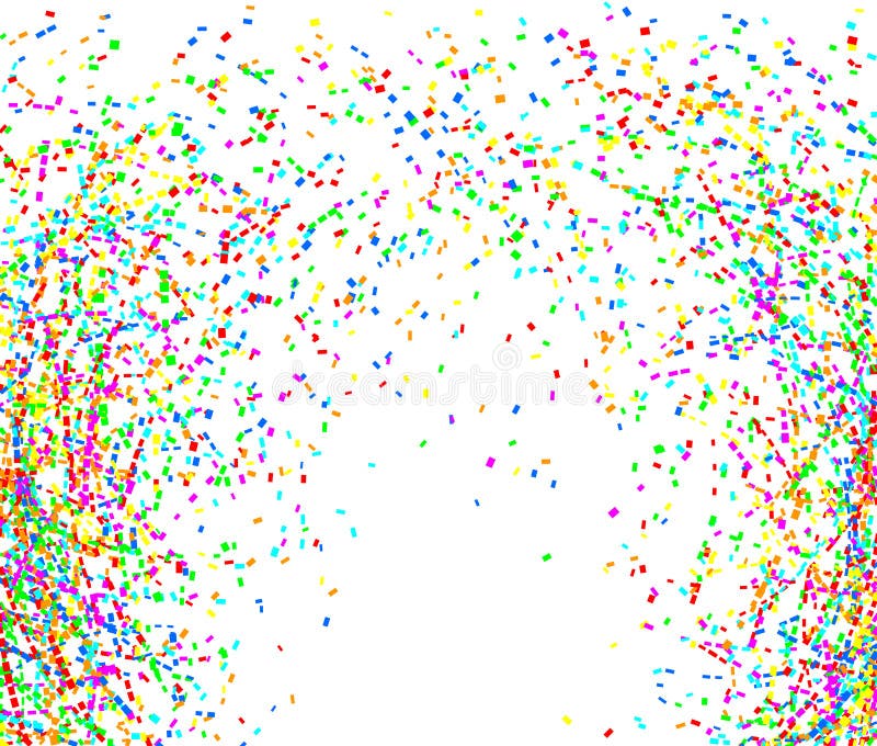 Colorful confetti pattern stock vector. Illustration of celebration ...