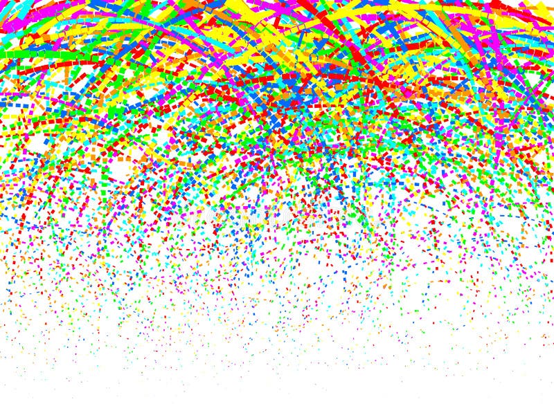 Colorful confetti pattern stock vector. Illustration of bright - 97260900