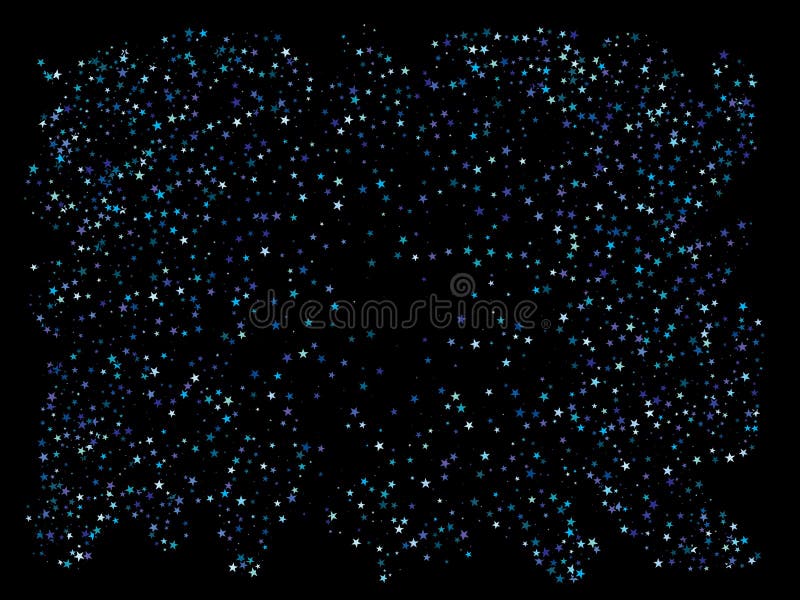 Colorful Confetti Stars Falling Stock Illustration - Illustration of ...