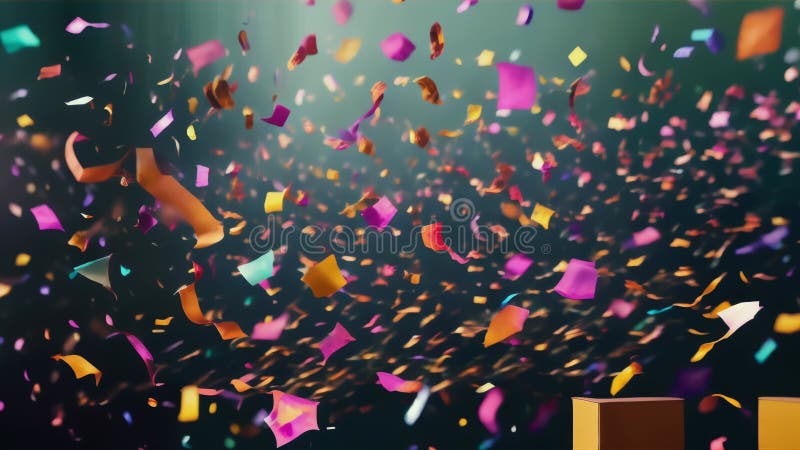 Colorful Confetti stock footage. Video of diversity - 304311642