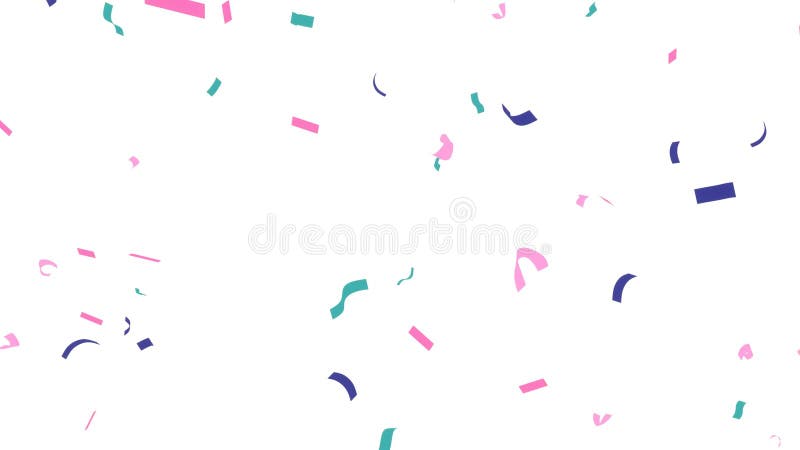 Colorful Confetti on White Background. Stock Footage - Video of wedding ...