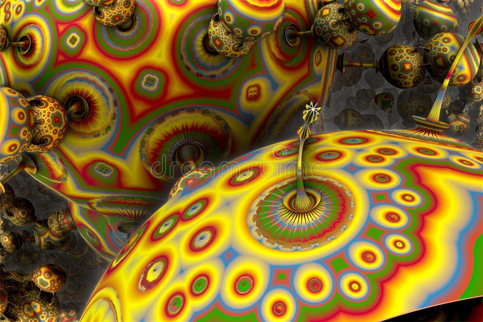 Colorful connected balls stock illustration. Illustration of artistic ...