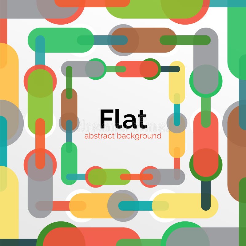 Colorful Connected Lines on White - Abstract Background Stock ...