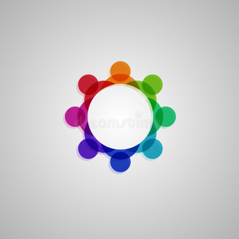 Colorful `Connection` Illustration, Vector Stock Vector - Illustration ...