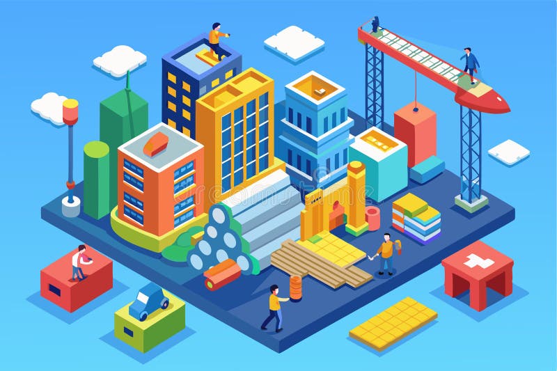 Colorful Building City Stock Illustrations – 94,697 Colorful Building ...