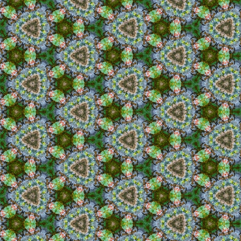 Colorful Continuous Mosaic with Blur Effect Stock Illustration ...