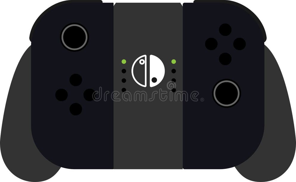 Colorful Controller of the Latest Japanese Game Machine Stock Vector ...