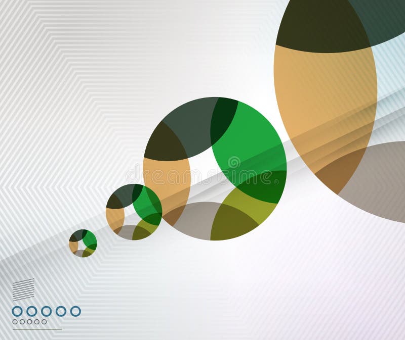 Colorful Corporate Circles Design Templates Stock Vector - Illustration ...