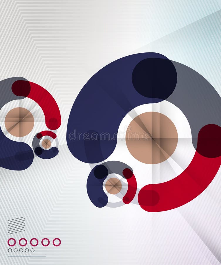 Colorful Corporate Circles Design Templates Stock Vector - Illustration ...